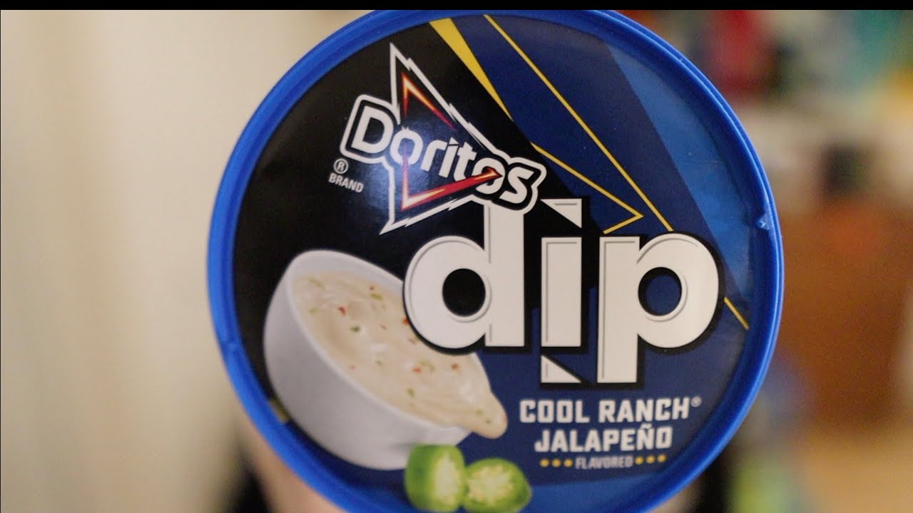 Doritos dip That New New Cool Ranch jalapeño flavor review - YouTube