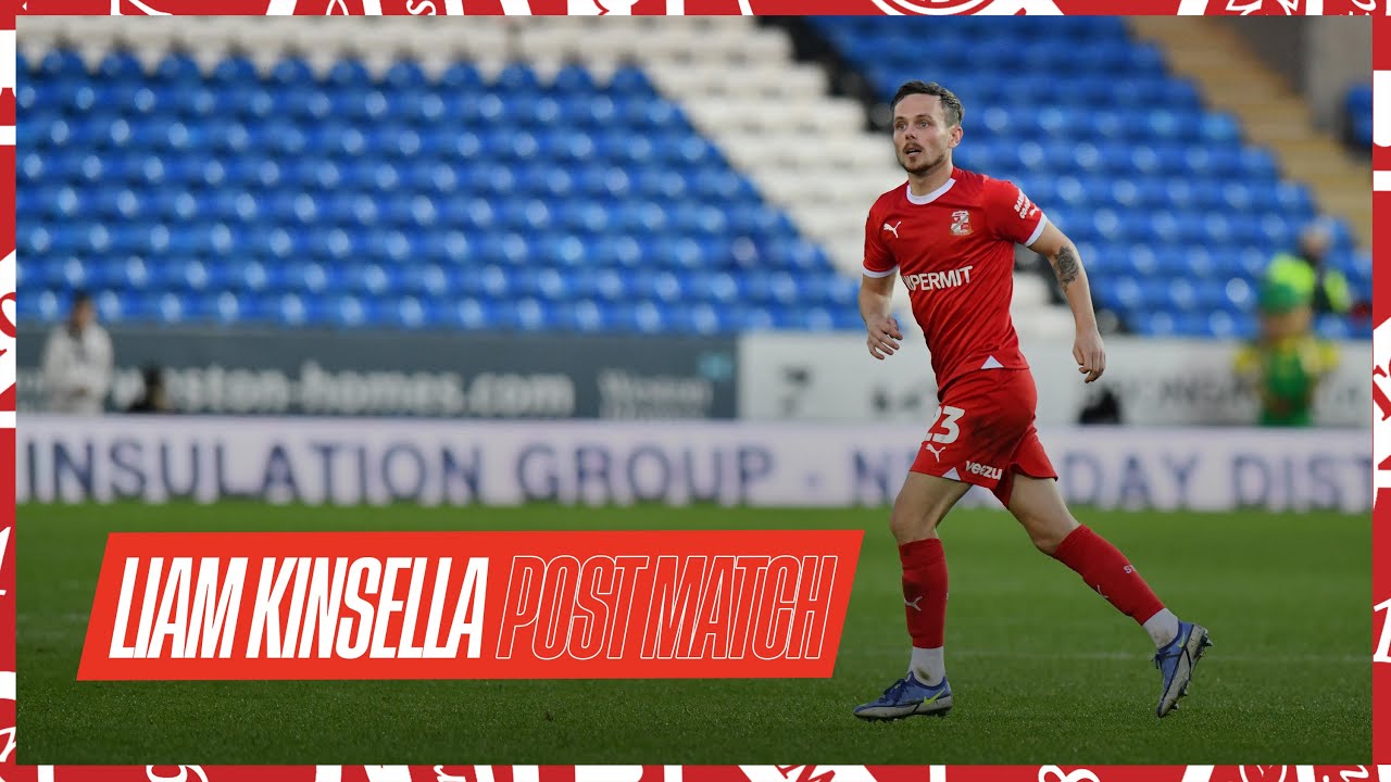 Liam Kinsella analyses Carabao Cup exit against The Posh | Swindon Town ...