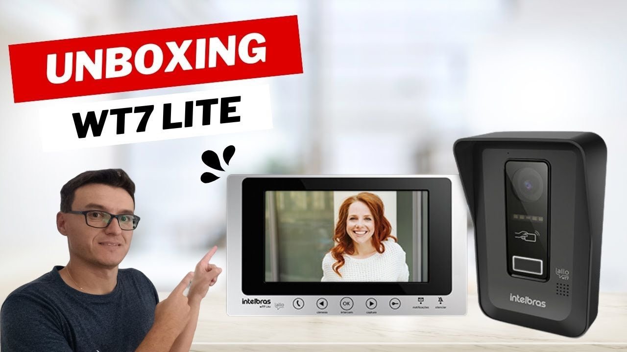 WT7 LITE | Vídeo porteiro Intelbras, conheça nesse unboxing - YouTube