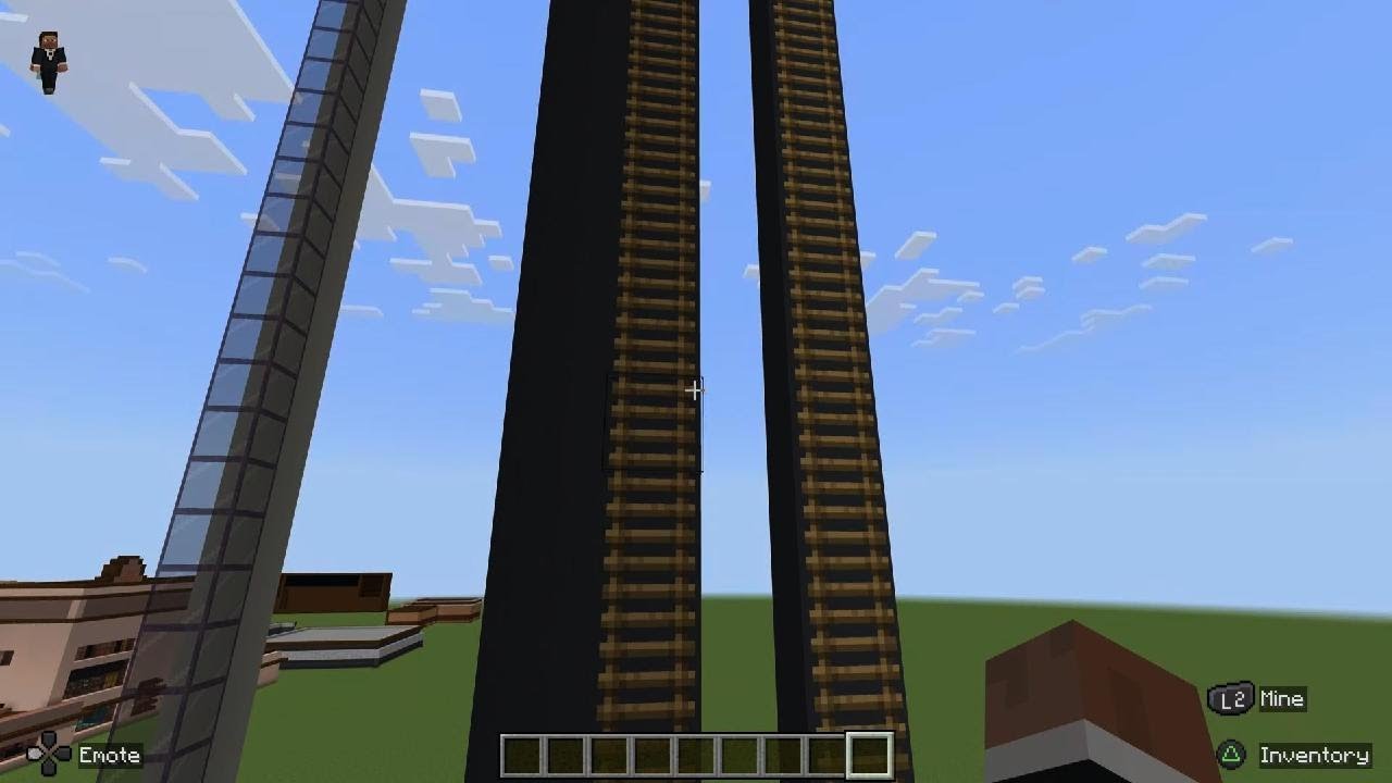 (Under construction) Skyscraper in Minecraft (sneak peak) - YouTube