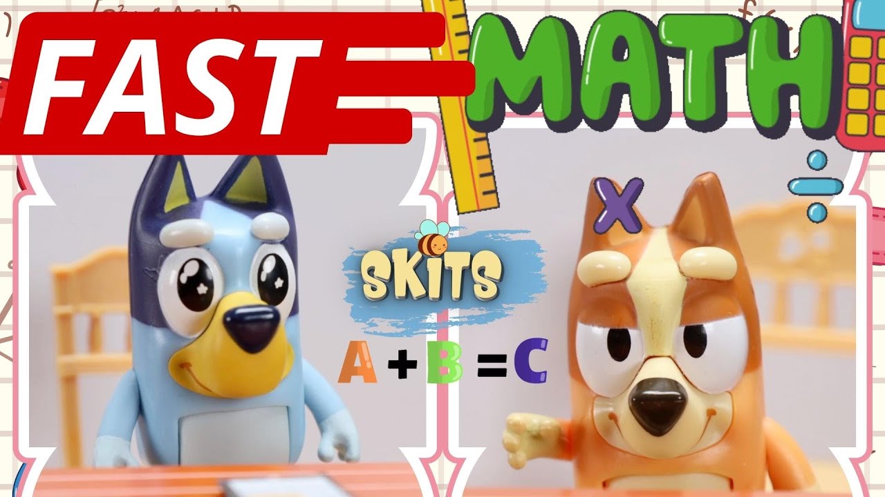 Hired or Not?!! Bluey and Bingo In a Job Interview: Fast Math ...