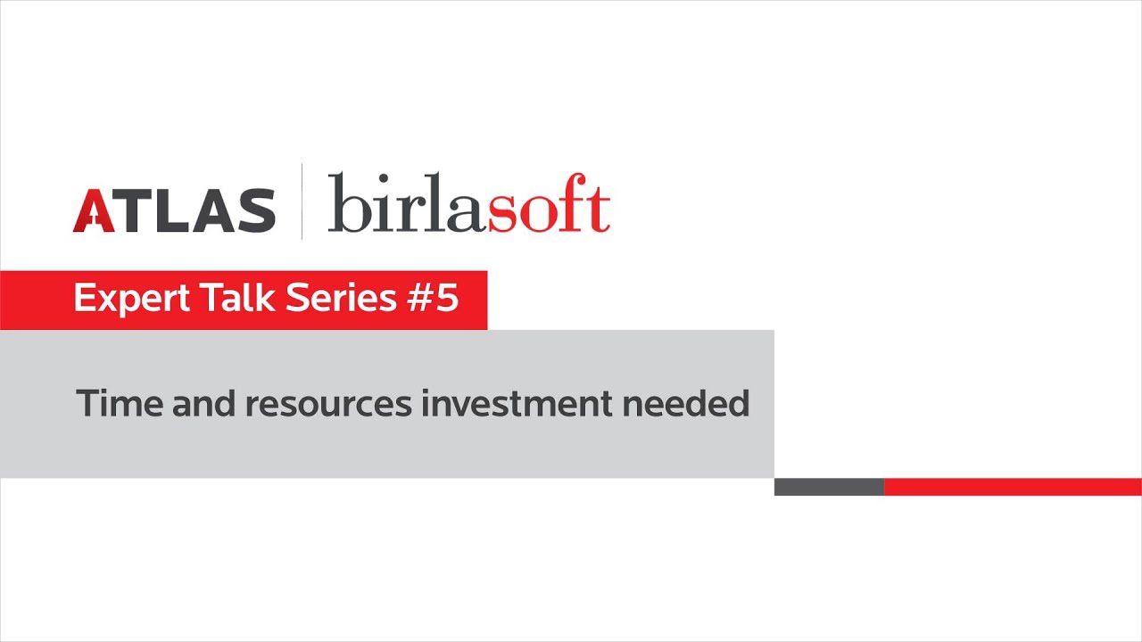 Expert Talk Series #5 | Time and Resources Investment Needed - YouTube