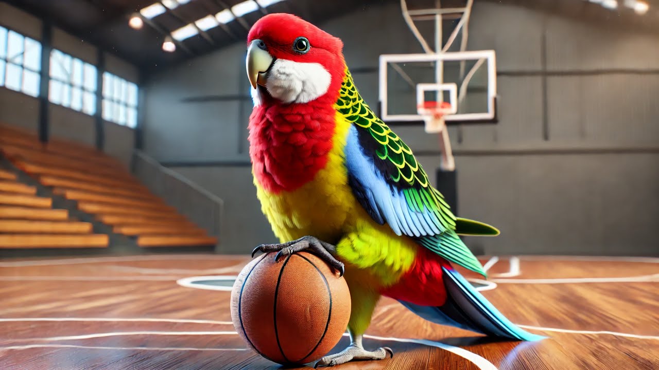 I Built a Basketball Court For My Bird - YouTube