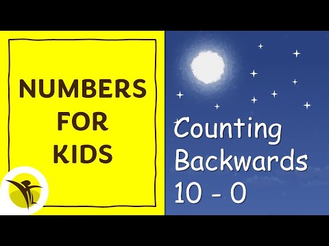 Counting Backwards from 10 - 0 | Numbers Poem for Kids | Preschool ...