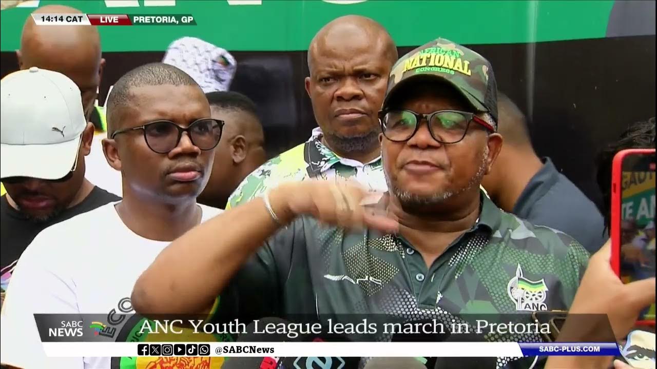 'People's Mandate' | Fikile Mbalula addresses ANC Youth League-led march in Pretoria - YouTube