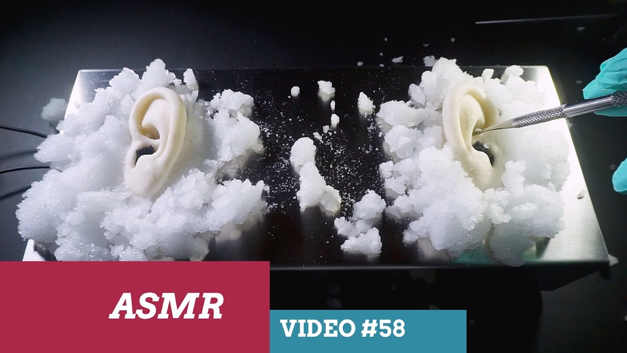 ASMR Binaural - Snow In Your Ears! - Touching,Brushing,Cleaning Ear ...