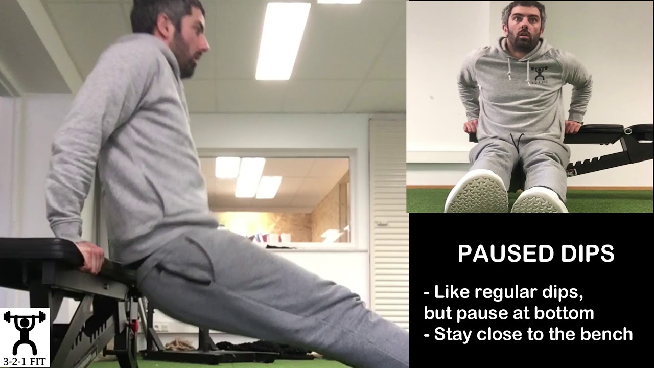 Paused dips - YouTube