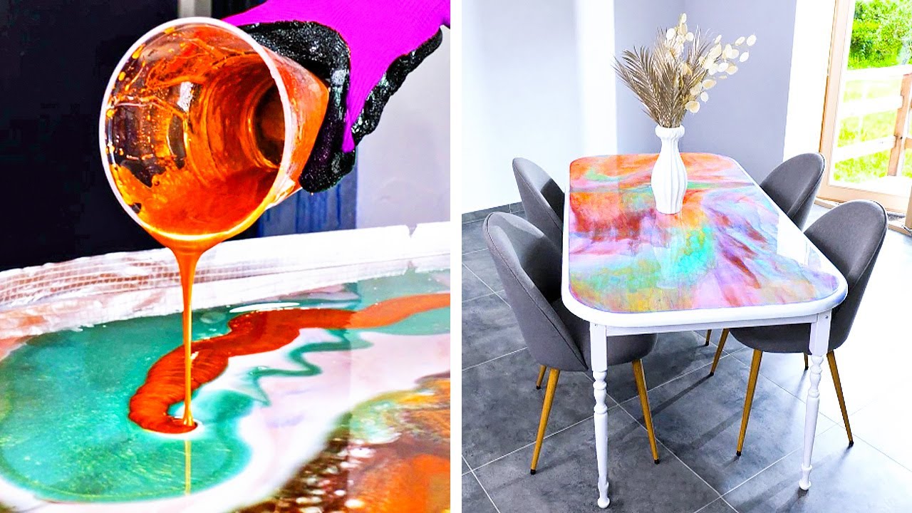 HUGE DIY EPOXY RESIN CRAFTS MADE FROM EVERYDAY ITEMS - YouTube