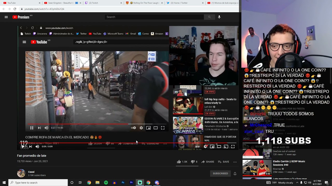 Late le tira beef a Jim carona 🤬 - YouTube