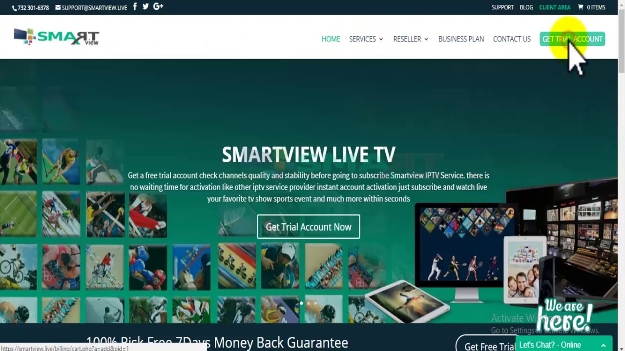 how to activate subscription/trial account of smartview iptv - YouTube