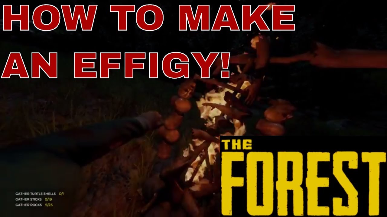 HOW TO MAKE AN EFFIGY! - THE FOREST - Live Stream - YouTube