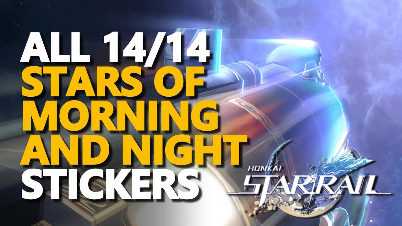 Stars of Morning and Night Stickers Honkai Star Rail - YouTube