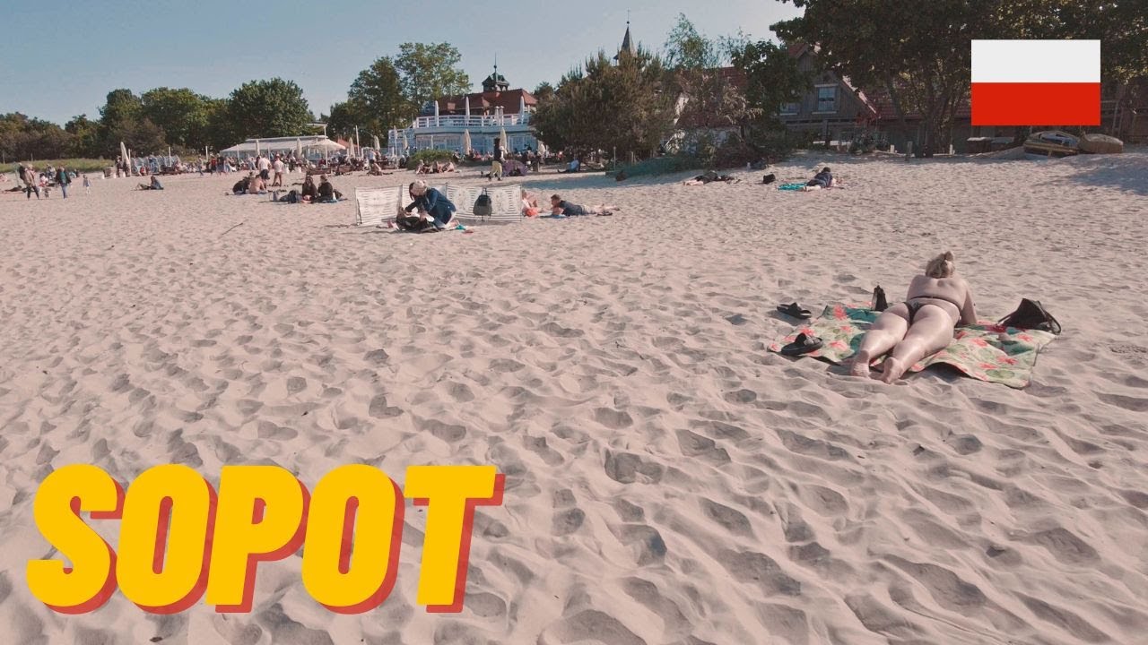 SOPOT BEACH WALK, POLAND I JUNE I 4K60FPS - YouTube