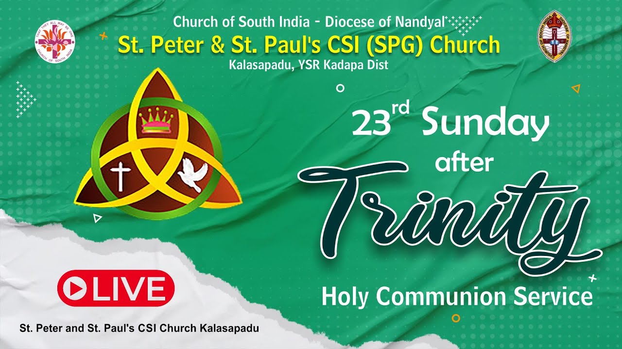23rd SUNDAY AFTER TRINITY I HOLY COMMUNION SERVICE I 03-11-24 I LIVE I ...