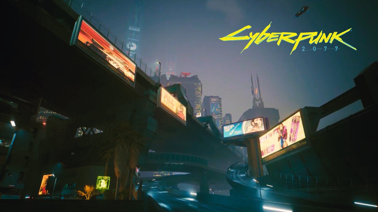 Night City Overpass – 1 Hour of Ambient Urban Vibes | Cyberpunk 2077 ...