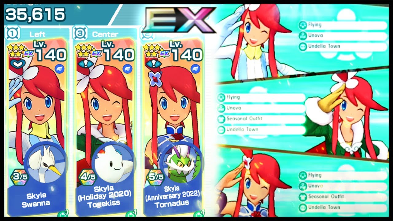 Holiday Skyla FINALLY Can Use Flying Zone! Triple Skyla Team Showcase ...