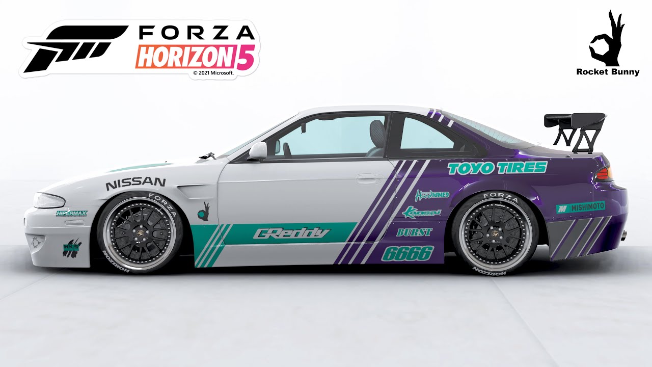 Austin Mollno's Nissan Silvia Livery Speedpaint - Forza Horizon 5 - YouTube