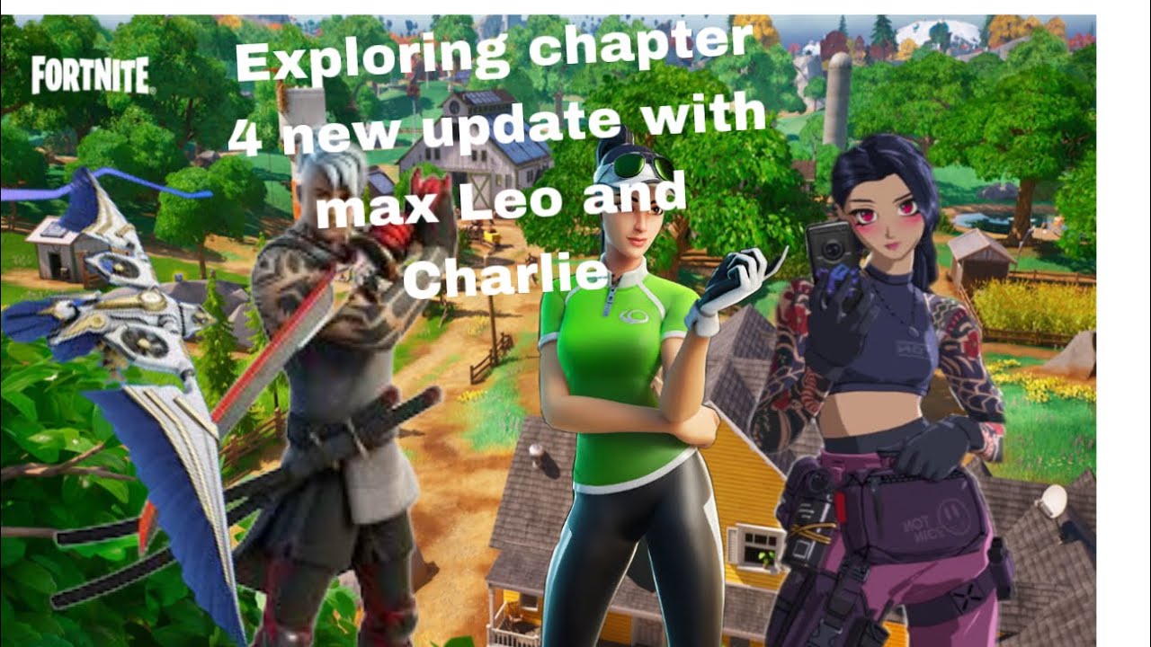 LEO CHARLIE AND MAX TRIOS WITH NEW fortnite update - YouTube