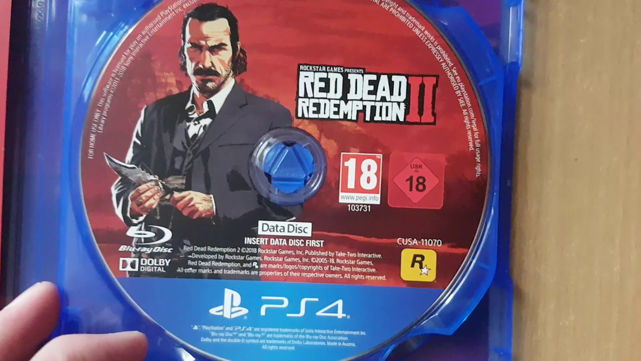 Unboxing Red Dead Redemption 2 Steelbook Edition PS4 - YouTube