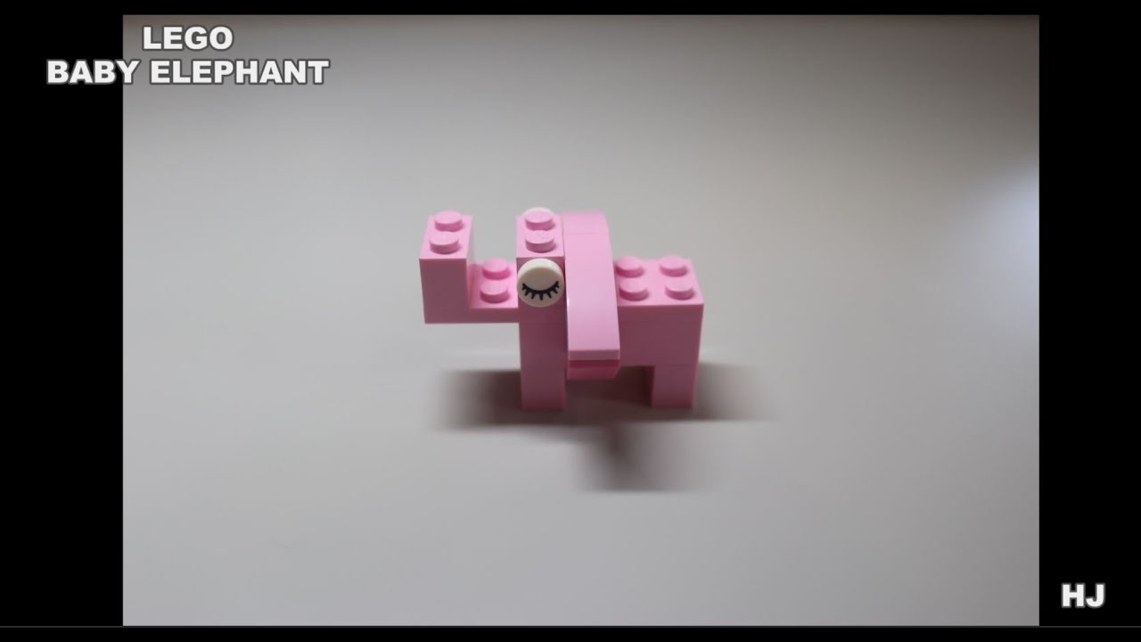Kids Learn LEGO: How to Make a Baby Elephant - YouTube
