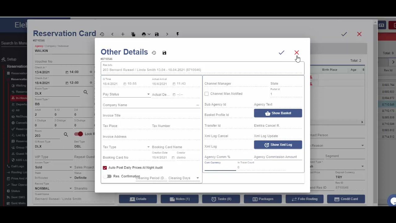 Use of Buttons inside Reservation Cards - YouTube