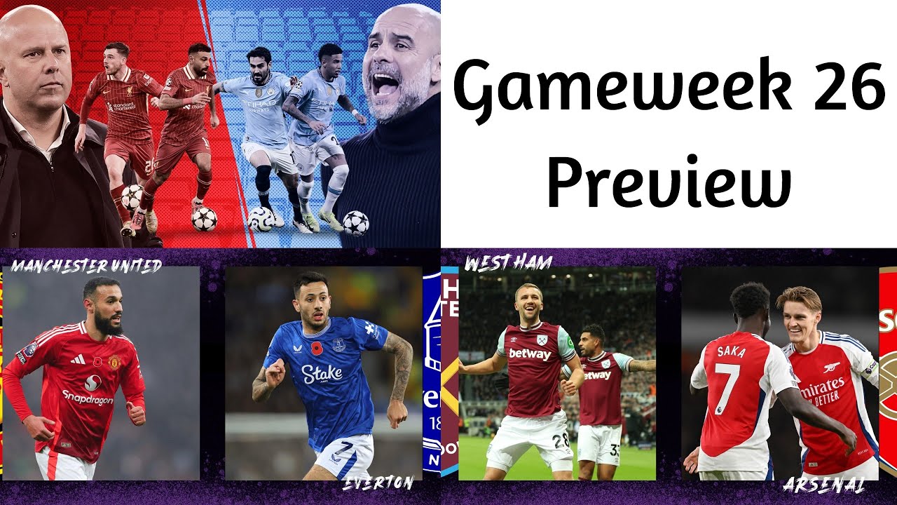 EPL GW 26 Preview: Liverpool vs Man City MEGA CLASH ⚡ - Who Will ...