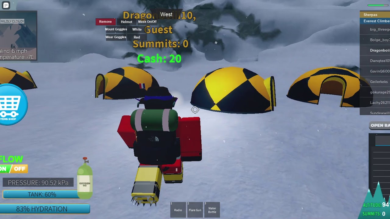 CLIMBING MOUNT EVEREST?? Roblox Mount Everest Climbing Roleplay 1 - YouTube