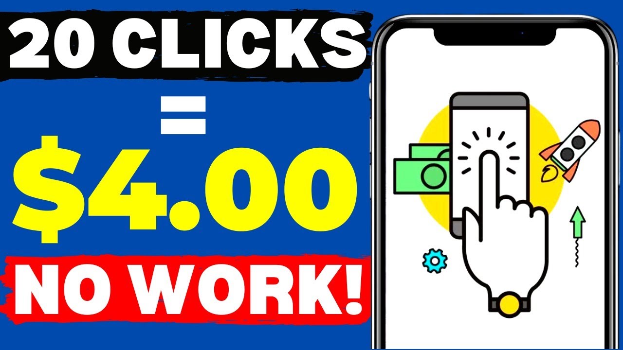 FASTEST Way to Earn Money Just Click and Earn! (20 clicks = $4) | Make ...