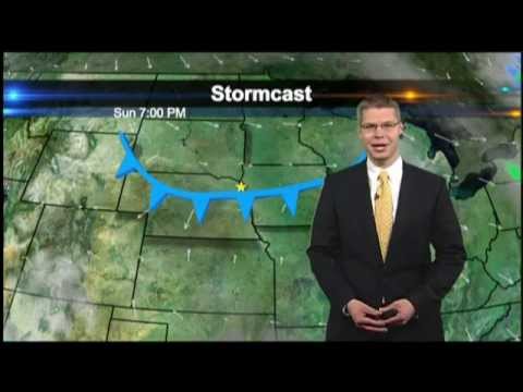 KCAU Weather Forecast April 8, 2012 Easter Sunday - YouTube
