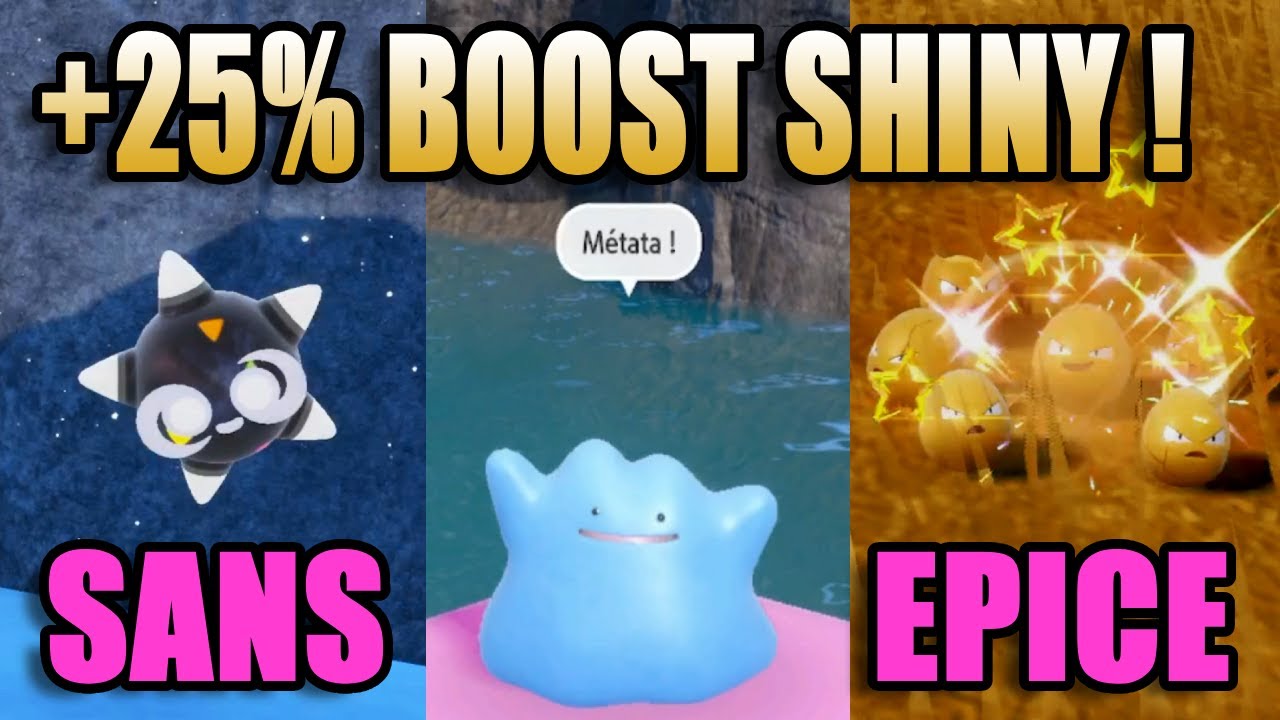 POKEMON SHINY SANS ÉPICE SECRÈTE : Boost de 25% - Disque Indigo Pokémon ...