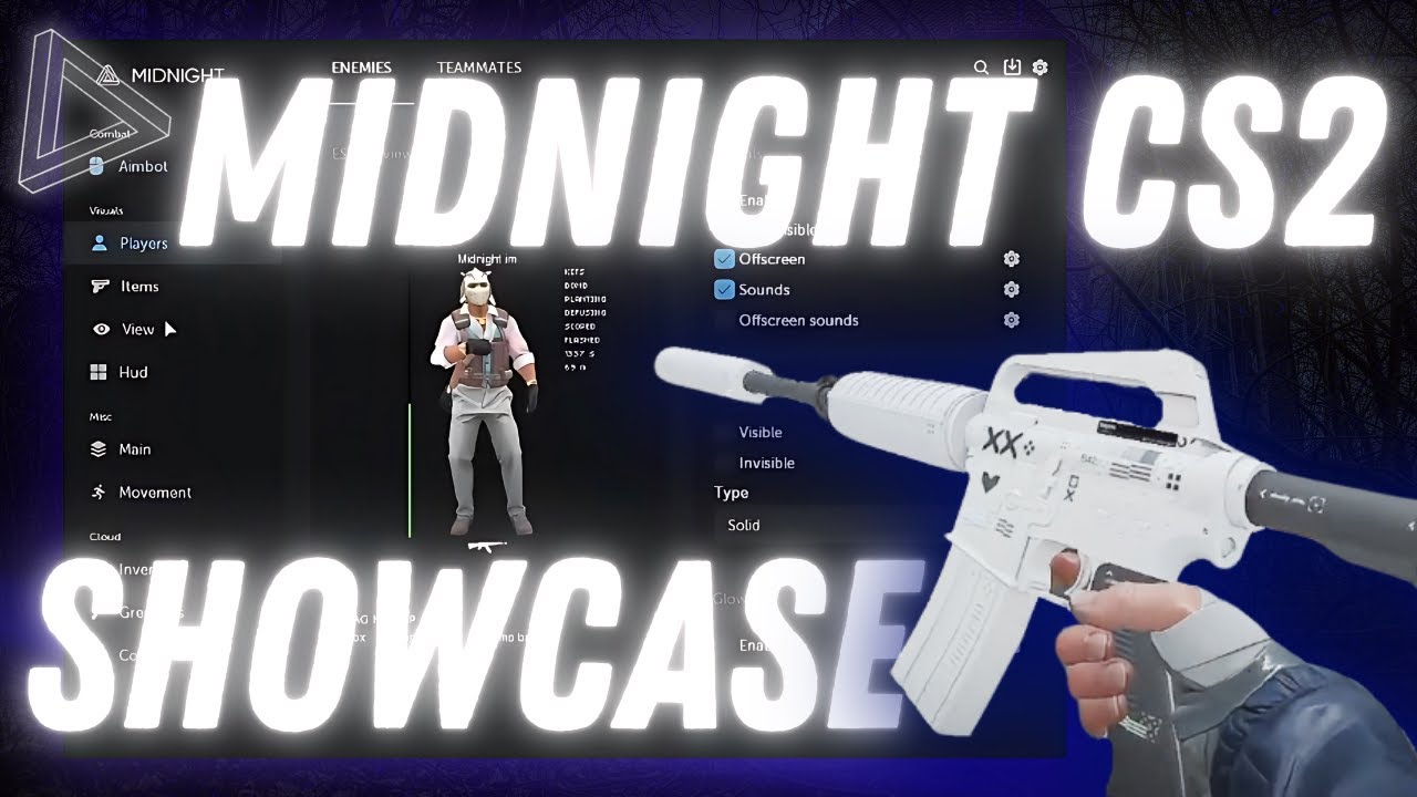 CS2 Midnight: Ultimate Legit Cheat Showcase! 👀 │ cfg in desc - YouTube