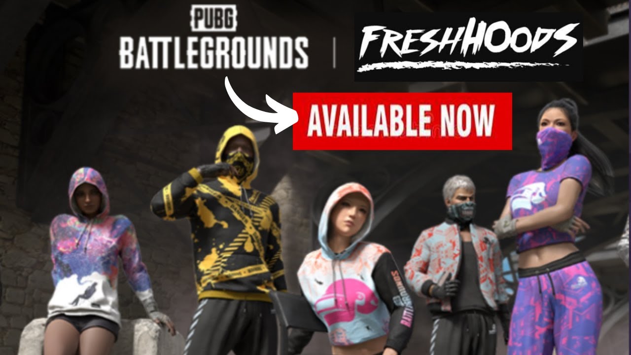 PUBG Console // [FreshHoods-PUBG Collab] FreshHoods Store items - YouTube
