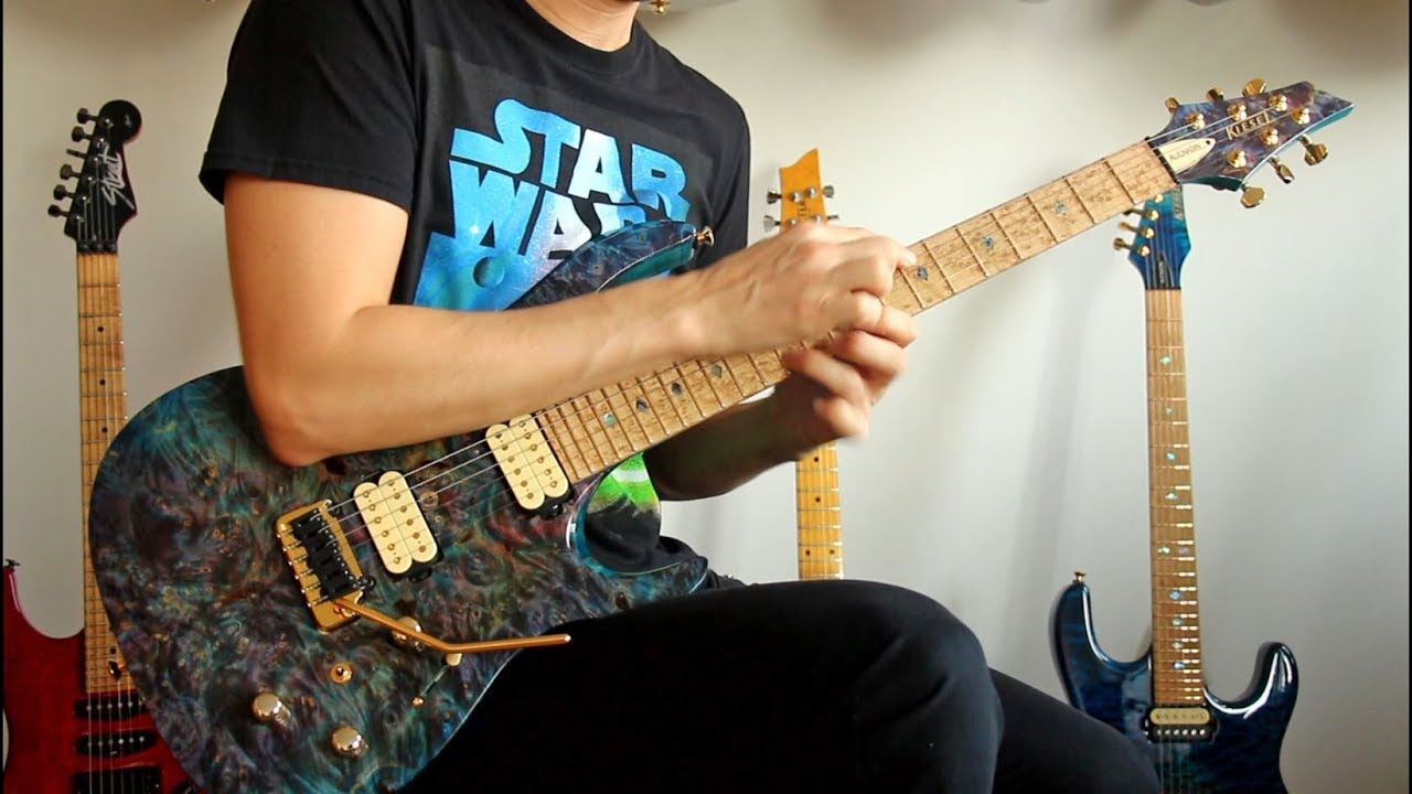 Paganini 5th Caprice -Tapping Arrangement for Guitar by Alienadin - YouTube