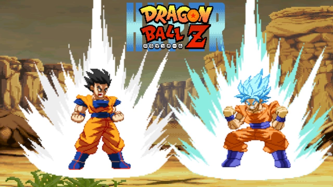 Hyper DBZ: Ultimate Gohan Vs Super Saiyan Blue Goku - YouTube