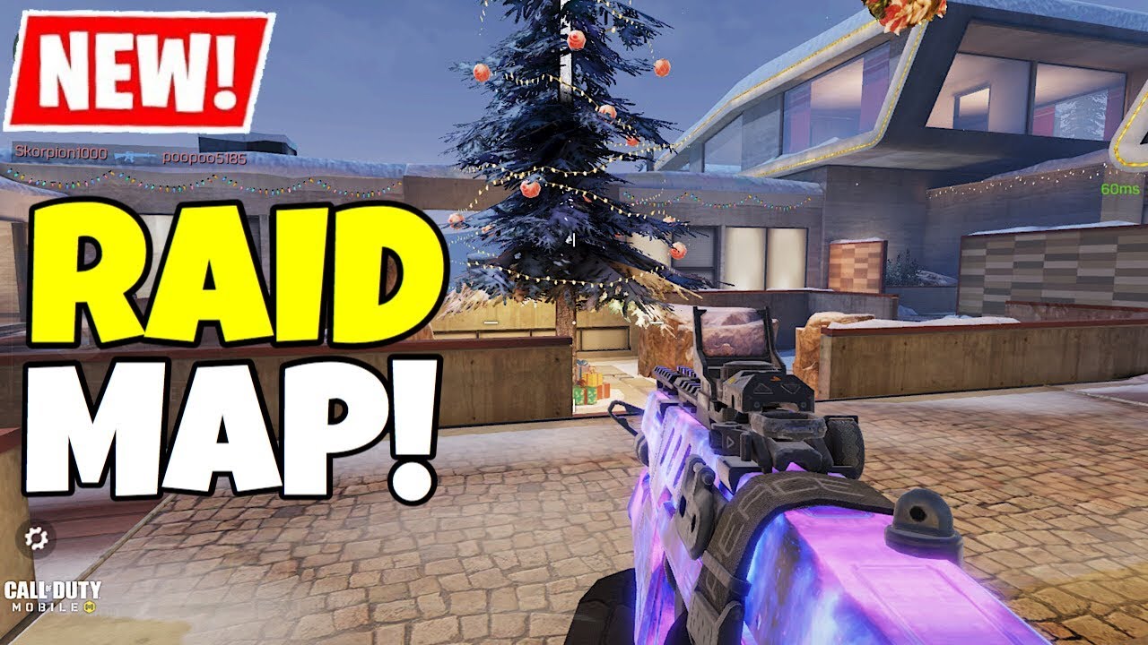 NUKING ON THE NEW CHRISTMAS RAID MAP! | COD MOBILE - YouTube