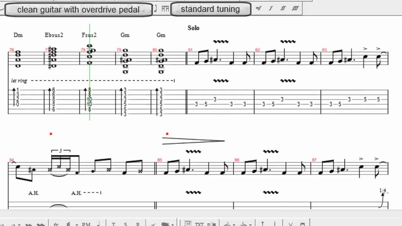 ΓΙΑΤΙ ΕΠΑΨΕΣ ΑΓΑΠΗ ΝΑ ΘΥΜΙΖΕΙΣ [Tab GUITAR PRO 5] HD - YouTube