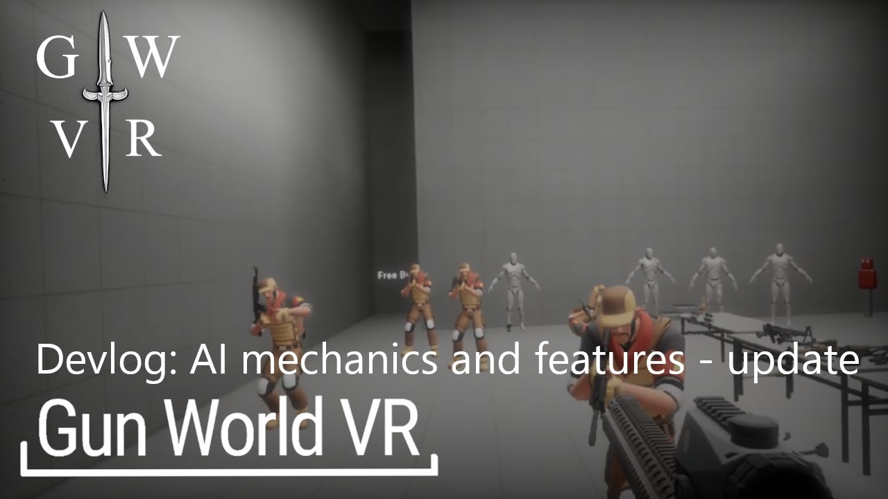[ Gun World VR ] - AI progress and improvements - YouTube