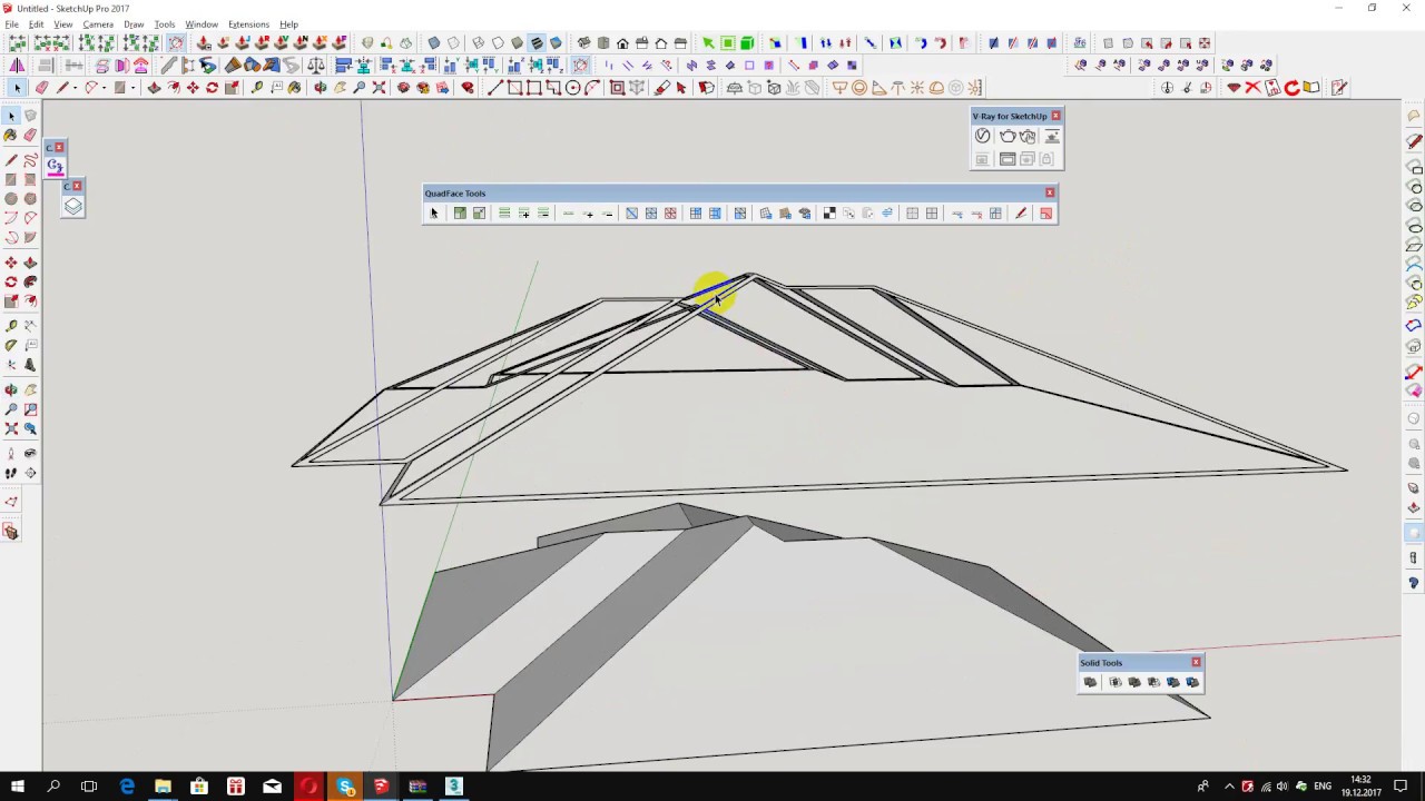 Roof in SketchUp and plugins - YouTube