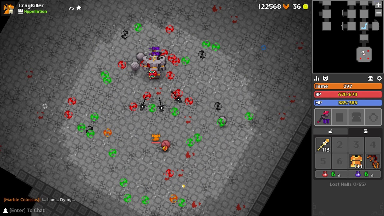 RotMG - staff only wizard (Solo MBC) - YouTube