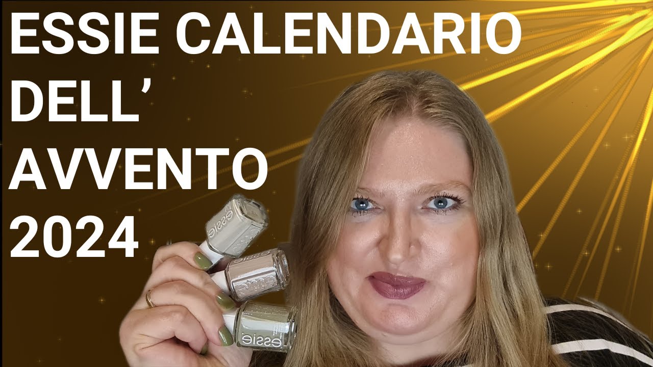 CALENDARIO DELL'AVVENTO 2024 DI SMALTI PER LE UNGHIE DI ESSIE! - YouTube