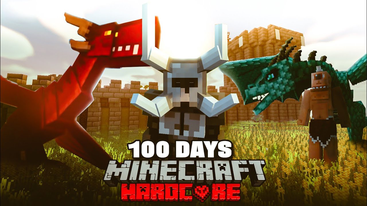 I Survived 100 Days in Kingdom of Daldar in Minecraft Hardcore (हिंदी ...