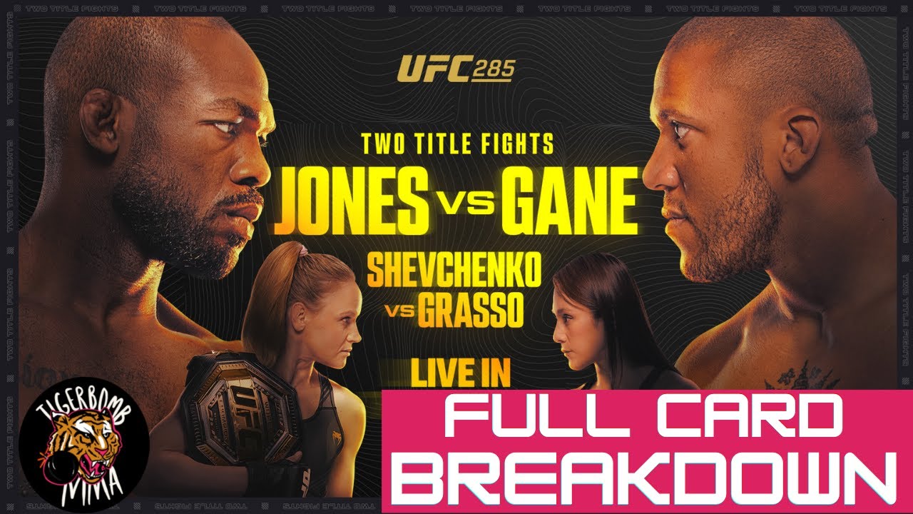 UFC 285 - Jones vs Gane Full Card Predictions & Breakdown - YouTube