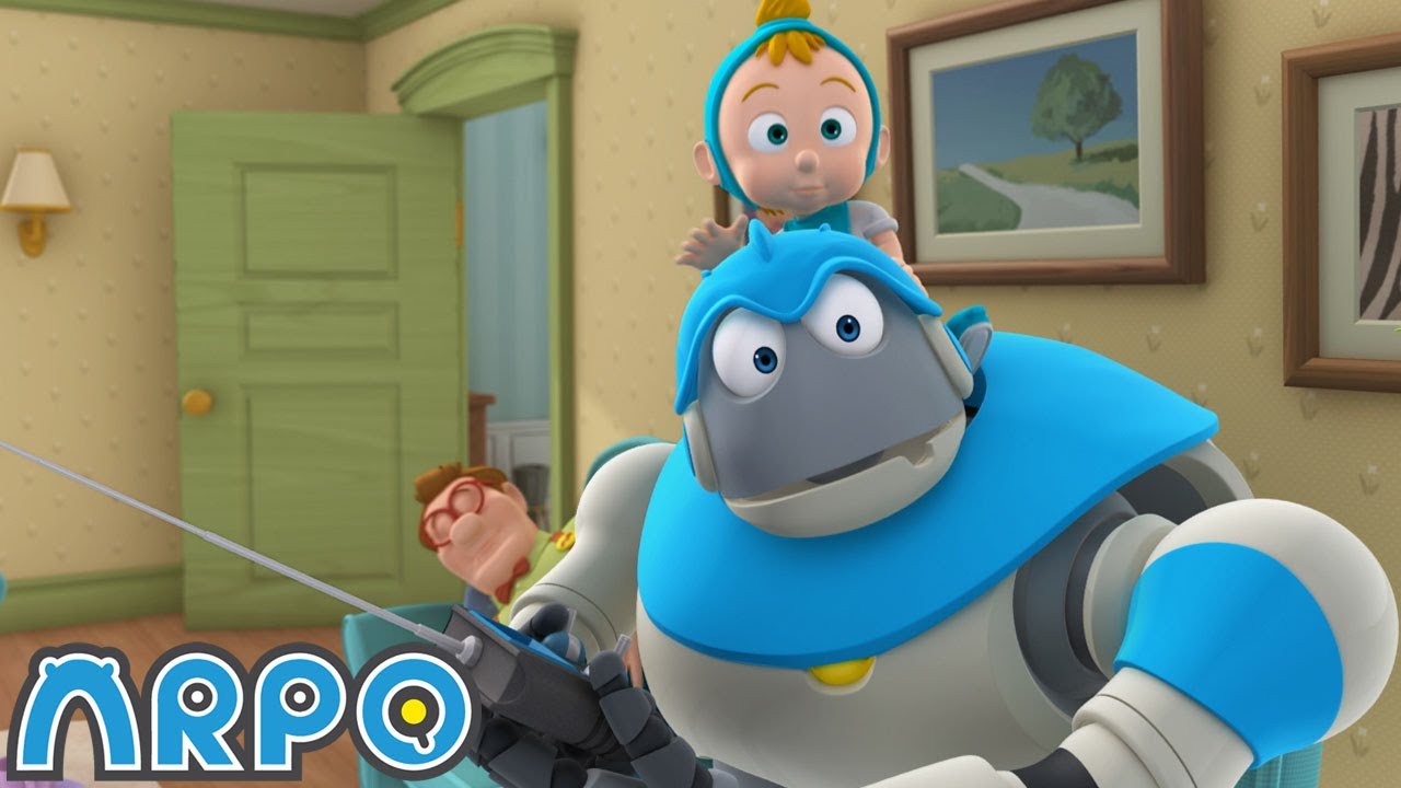 Robot On The Run | @Arpo The Robot| Fun Cartoons for Kids | Moonbug Fun ...