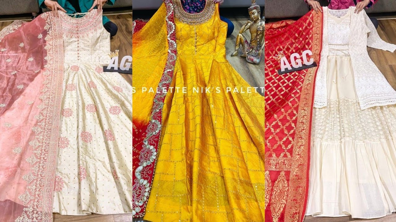 নজরকাড়া সবচেয়ে আনকমন গাউন কালেকশন ২০২২ || Eid special gol jama design ...