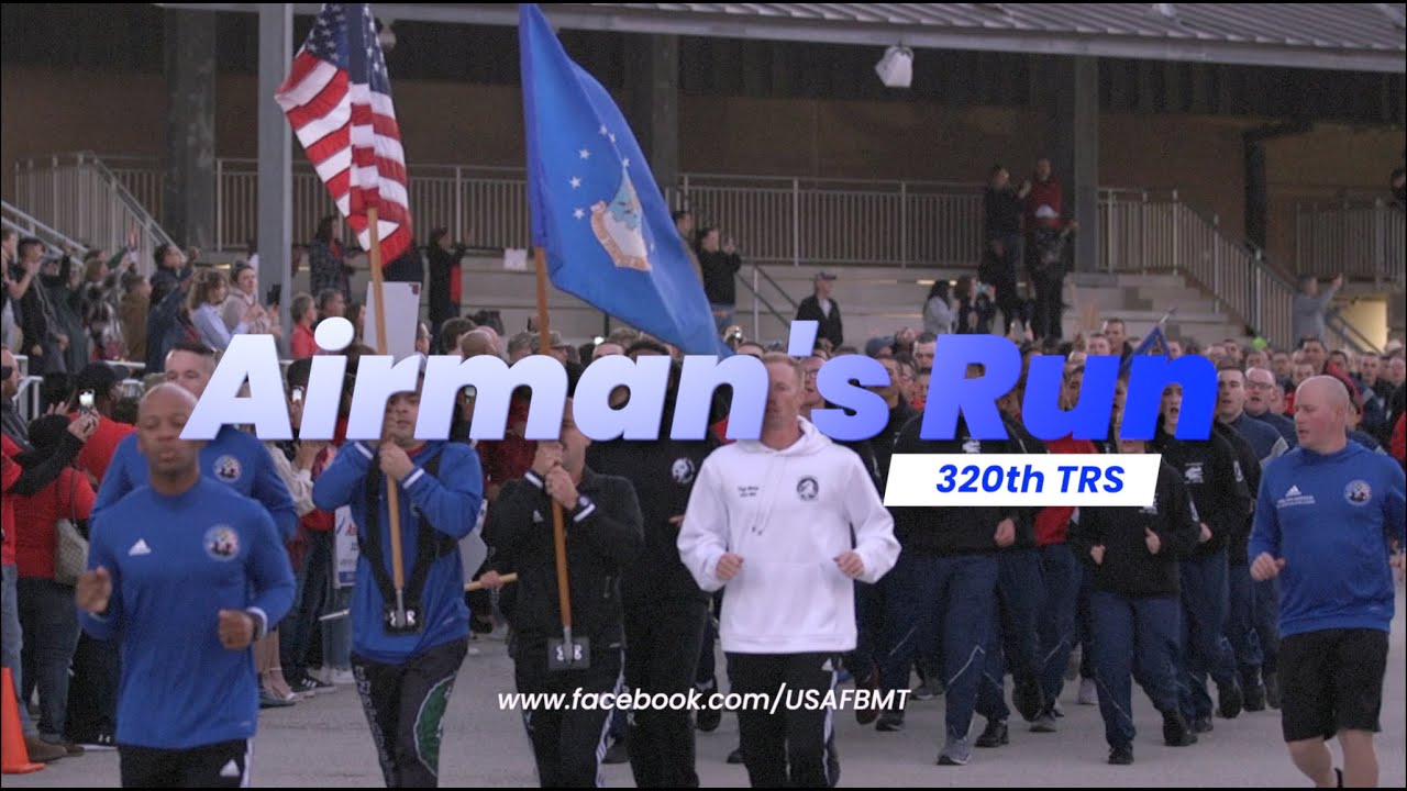320th Training Squadron Airman's Run -- October 26 2022 - YouTube