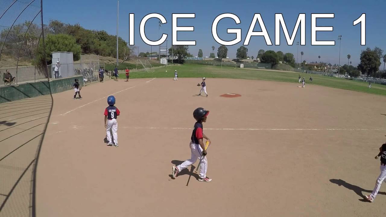 Ice baseball game 1 - YouTube