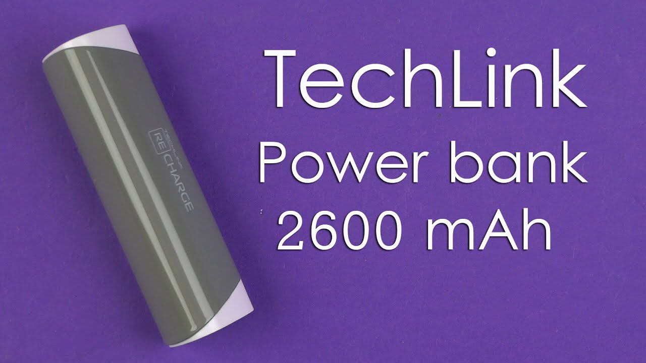 Распаковка TechLink Recharge Battery Power 2600 mAh - YouTube