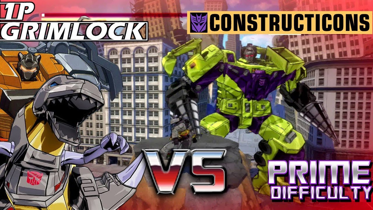 Transformers Devastation - Grimlock Vs Constructicons (Prime Difficulty ...