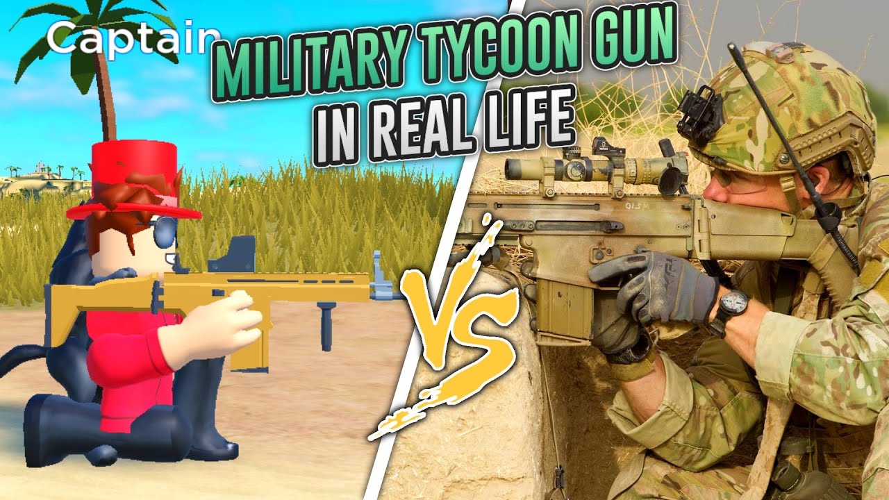 Military Tycoon Gun's in Real Life - YouTube