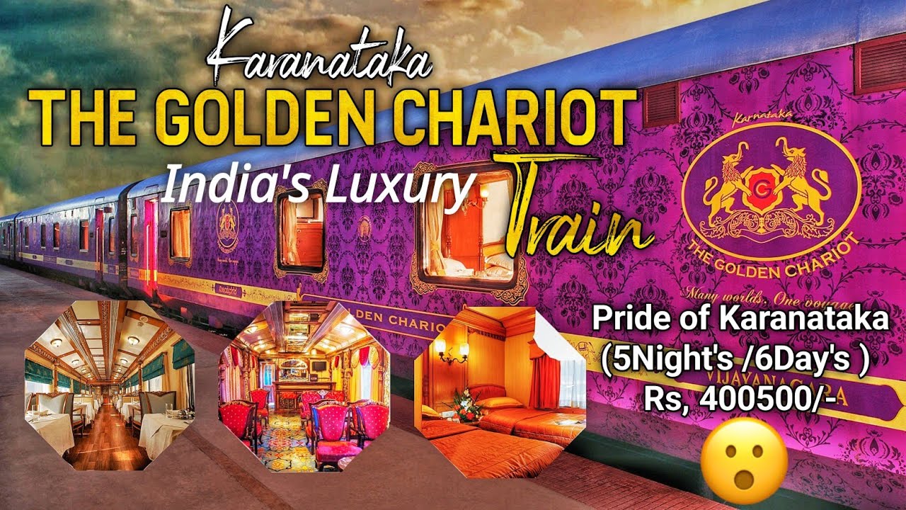 😮The Golden Chariot Train | India's Luxury Train |Karanataka Luxury ...